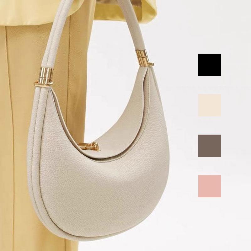 Dames Halve Maan PU-leer Handtas – jdurney