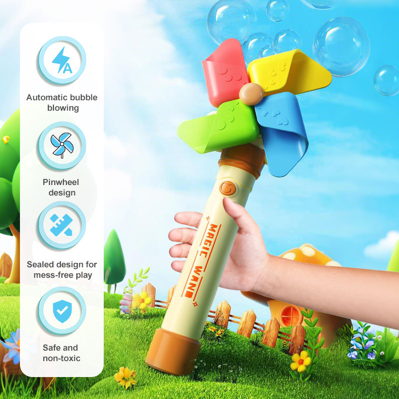 Automatic Pinwheel Bubble Wand with Light – jdurney